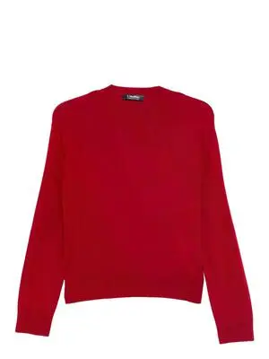 Max Mara Round-neck Wool Jumper - Red