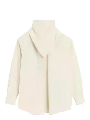 Ami Long-sleeved Bandana Cotton Blouse - Neutrals