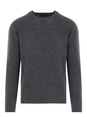 ROBERTO COLLINA Crew-neck Sweater - Grey