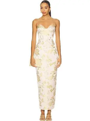 SAU LEE Marielle Floral Dress - Blush