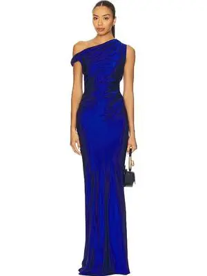 Amanda Uprichard Modesto Maxi Dress - Royal