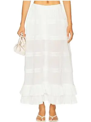 MIRROR PALAIS Mirage Bustle Skirt - Ivory