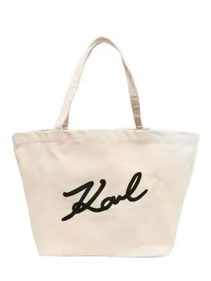 Karl Lagerfeld K/signature Tote Bag - Neutrals