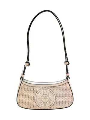 Karl Lagerfeld Circle Shoulder Bag - Neutrals