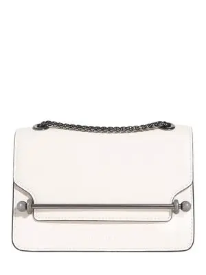 Strathberry Mini Leather East/west Shoulder Bag - White
