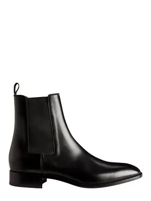 CHRISTIAN LOUBOUTIN Samson Leather Chelsea Boots - Black