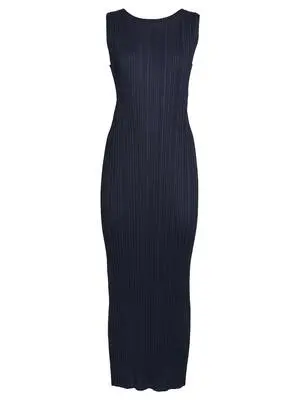 Issey Miyake Midi Dress - Navy