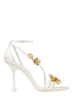 JIMMY CHOO Zea 95 Heeled Sandals - White