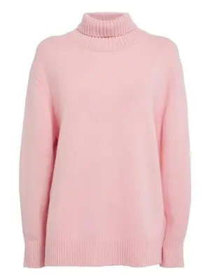 Maje Wool-blend Rollneck Sweater - Pink