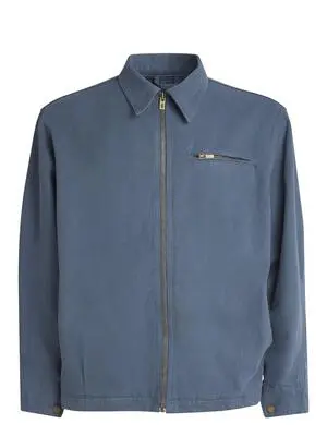 LE17SEPTEMBRE Cotton Work Jacket - Blue