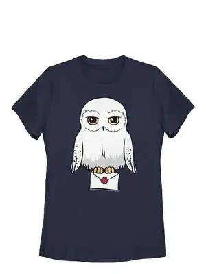 HARRY POTTER Hedwig Graphic T-shirt - Navy Blue