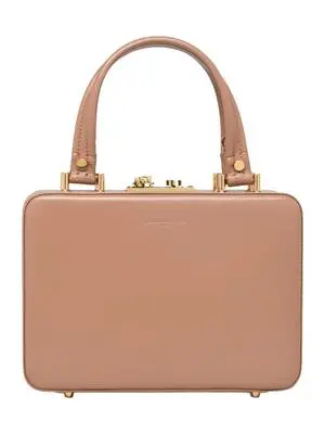 GIANVITO ROSSI Valì Top Handle Bag - Light Pink  Calf Leather