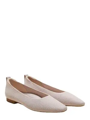 Vivaia Square-toe Flats - Ballet Blush
