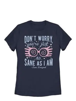 HARRY POTTER Luna Lovegood Graphic T-shirt - Navy Blue