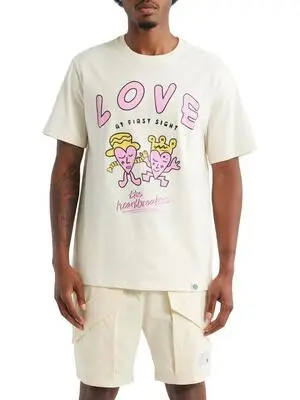 VIC GARCIA WORLD Love Together Again Graphic T-shirt - Cream