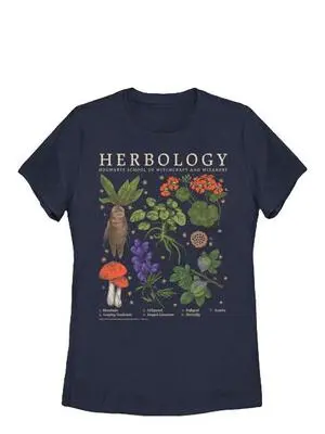 HARRY POTTER Hogwarts Herbology Graphic T-shirt - Navy Blue