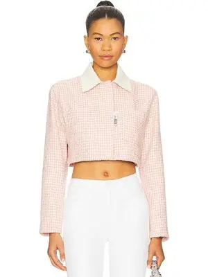 GCDS Tweed Crop Jacket
