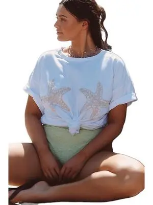 ELOQUII Plus Starfish Tee