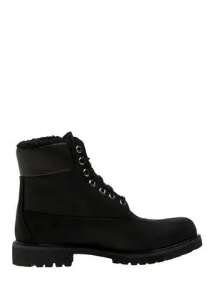 Timberland Premium Suede Lace-Up Boots Black