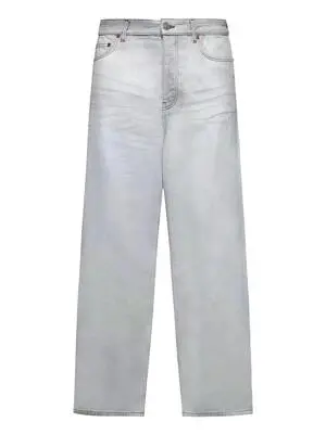 Balenciaga Logo-patch Jeans - Grey