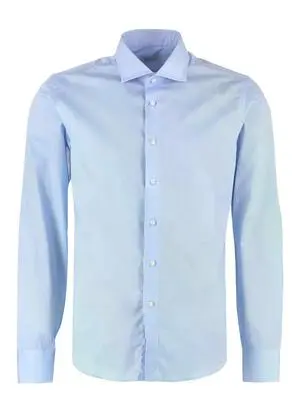 THE (ALPHABET) Cotton-blend Shirt - Blue