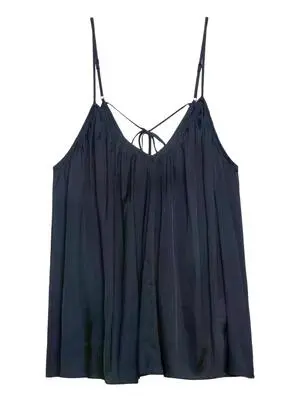 Zadig&Voltaire Cym Satin Top - Blue