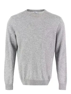 THE (ALPHABET) Cashmere Crew-neck Sweater - Grey
