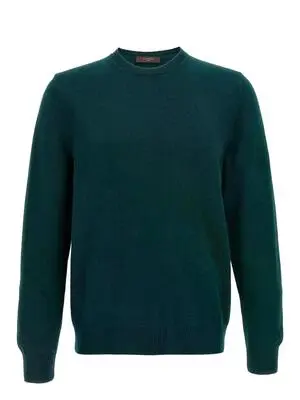ZANONE Crew-neck Wool Sweater - Green