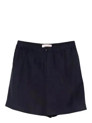 Valentino Garavani Elastic-waist Shorts - Blue