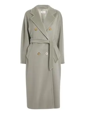 Max Mara Wool Double-breasted Trench Coat - Green