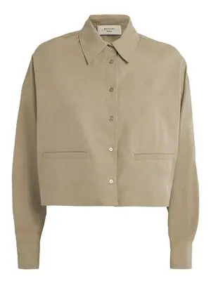 Max Mara Cotton Boxy-fit Heavy Shirt - Beige