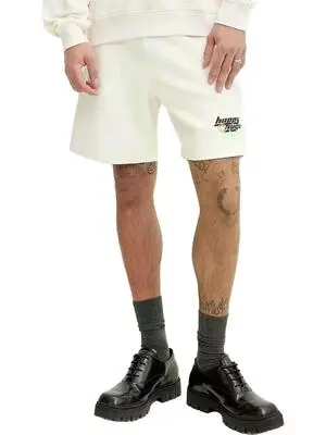 Hugo Logo-print Track Shorts - White