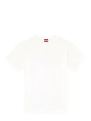 DIESEL® T-norm-int Embroidered-detail T-shirt - Neutrals