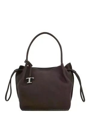 TOD'S T Timeless Tote Bag - Brown