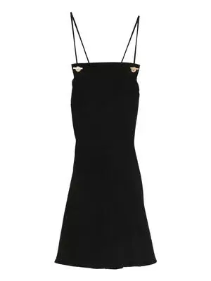 Cult Gaia Cici Button-detail Dress - Black