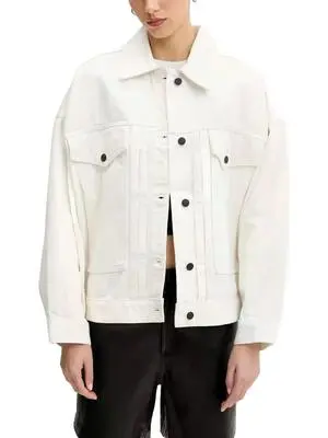 Hugo Patch-pocket Denim Jacket - White