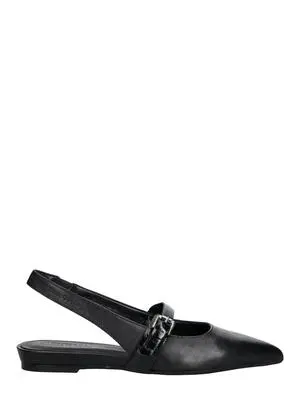Marc O'polo Buckled Slingback Ballet Flats - Black