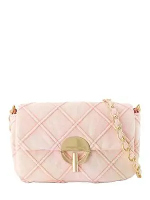 Vanessa Bruno Moon Quilted Crossbody Bag - Pink