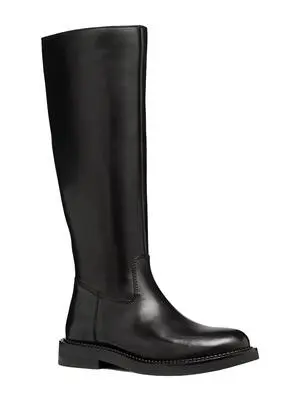 Geox Serilda Calf Leather Boots - Black