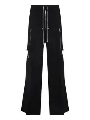 Rick Owens Zip-pocket Cargo Trousers - Black
