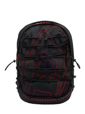 DIESEL Drawstring-detail Backpack - Black