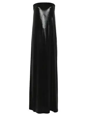 Norma Kamali Strapless Gown - Black