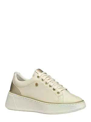 Geox Sunnetty Lace-up Platform Sneakers - Neutrals
