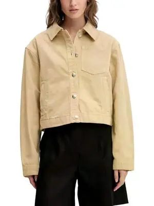 Hugo Pocketed Button Denim Jacket - Neutrals