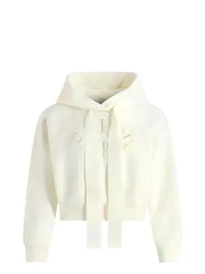 Patou Logo-embroidered Hoodie - Neutrals