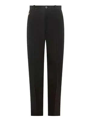 Versace Medusa Head-plaque Trousers - Black