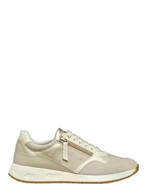 Geox Zip-detail Sneakers - C6738 Beige