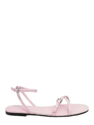 Hugo Buckle-fastening Cross-strap Sandals - Pink