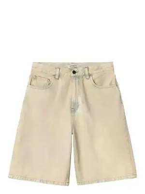 Carhartt Work In Progress Brandon Washed Denim Shorts - Yellow