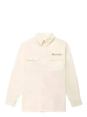 WILLY CHAVARRIA Logo-embroidered Shirt - Neutrals